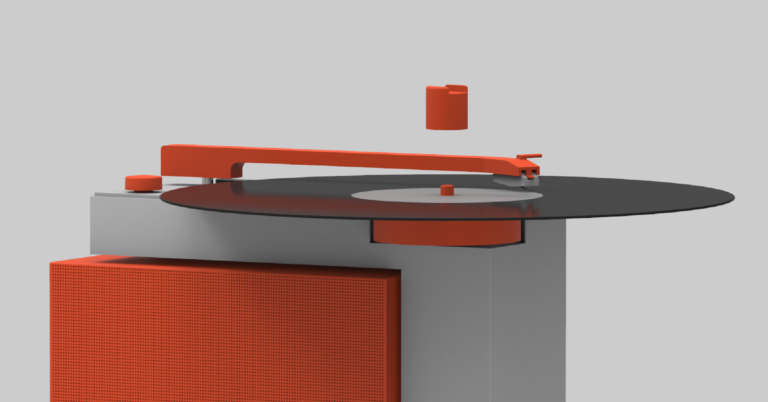 This New Portable Turntable Has A Detachable Bluetooth Speaker